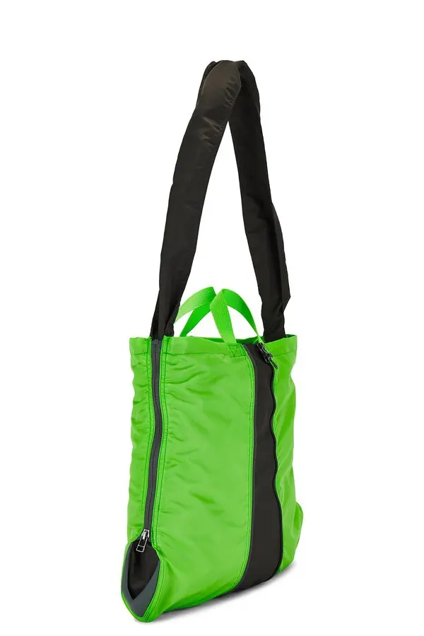 Kiko Kostadinov X Fox Racing Top Handle Bag In Irish Green - 55
